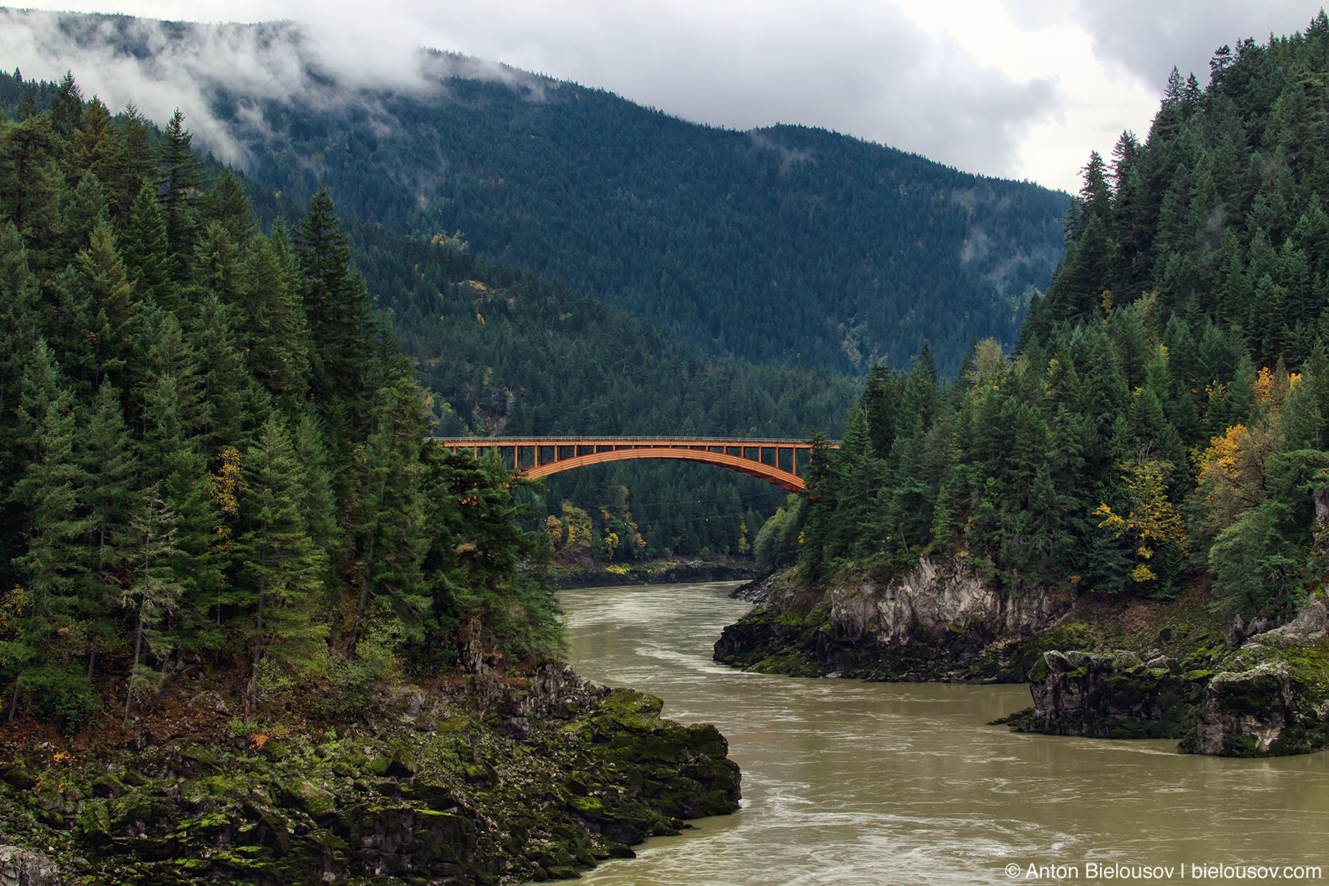 Мост Александры (Alexandra Bridge Provincial Park, BC)